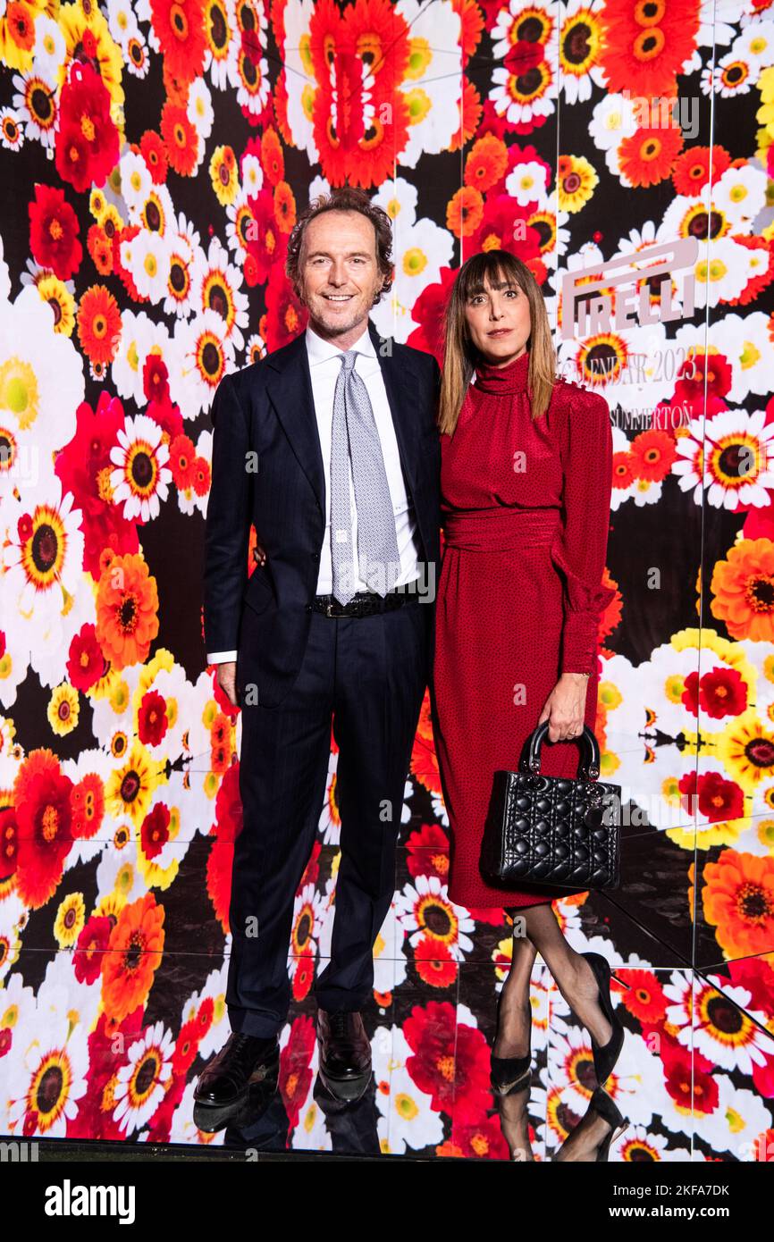 Milan, Italy, 16/11/2022, Edoardo Musso , Nicoletta Zironi Pirelli ...