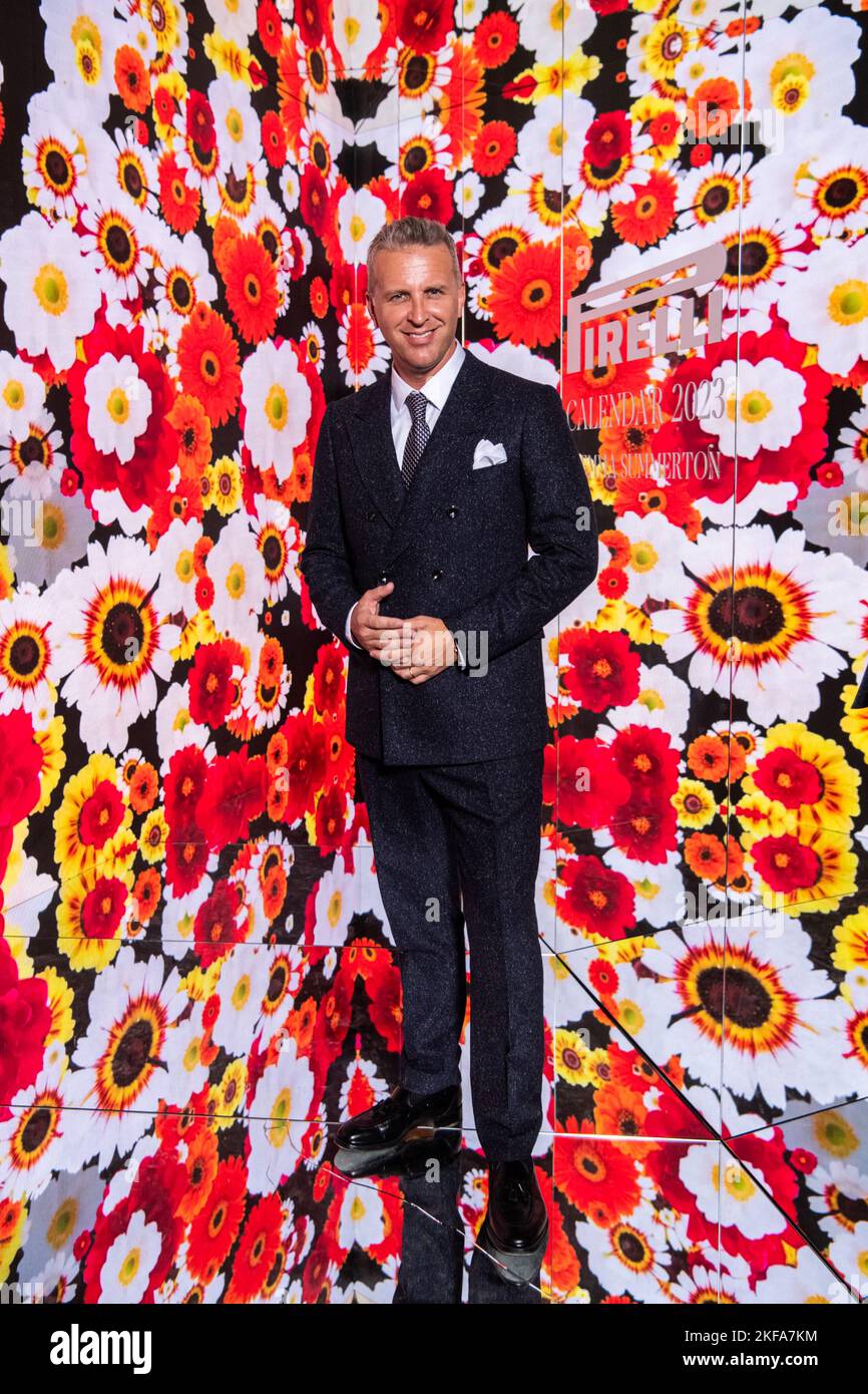 Milan, Italy, 16/11/2022, Cesan Alarcon Pirelli Calendar 2023 ...