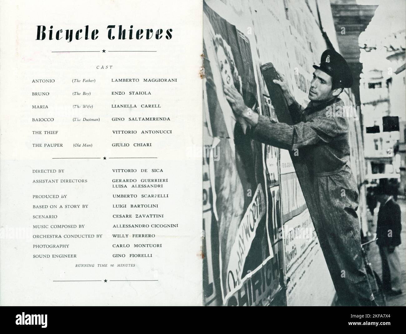 Vittorio de sica movie poster hi-res stock photography and images - Alamy