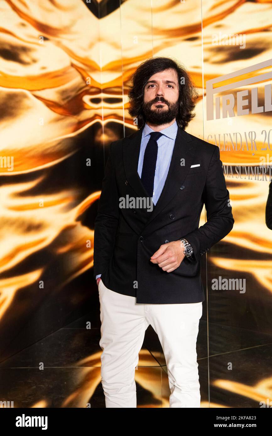 Milan, Italy, 16/11/2022, Carlo Alberto Orecchia Pirelli Calendar 2023 ...