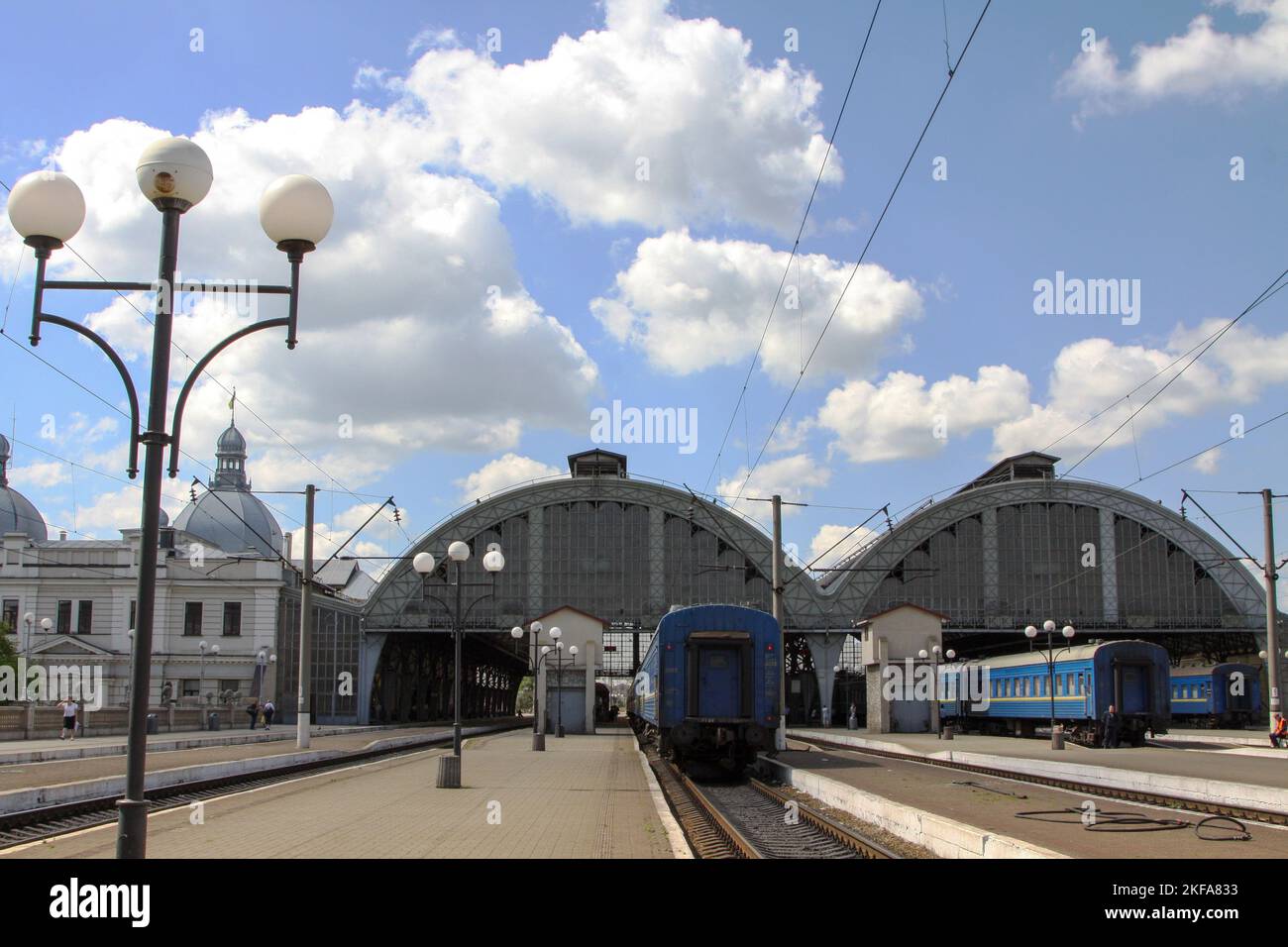 Ukraine, Lviv Train Station before the war Stock Photo - Alamy