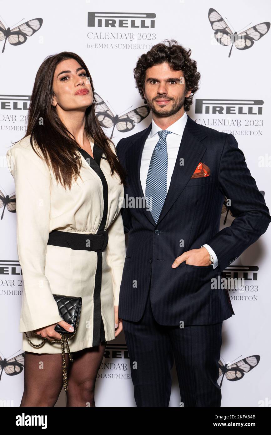 Vittoria Piria , Andrea Busnelli Pirelli Calendar 2023 Presentation -Love Letters To The Muse ...