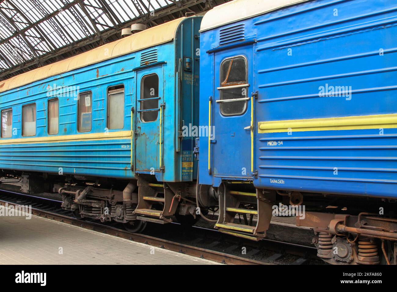 Ukraine, Lviv Train Station before the war Stock Photo - Alamy