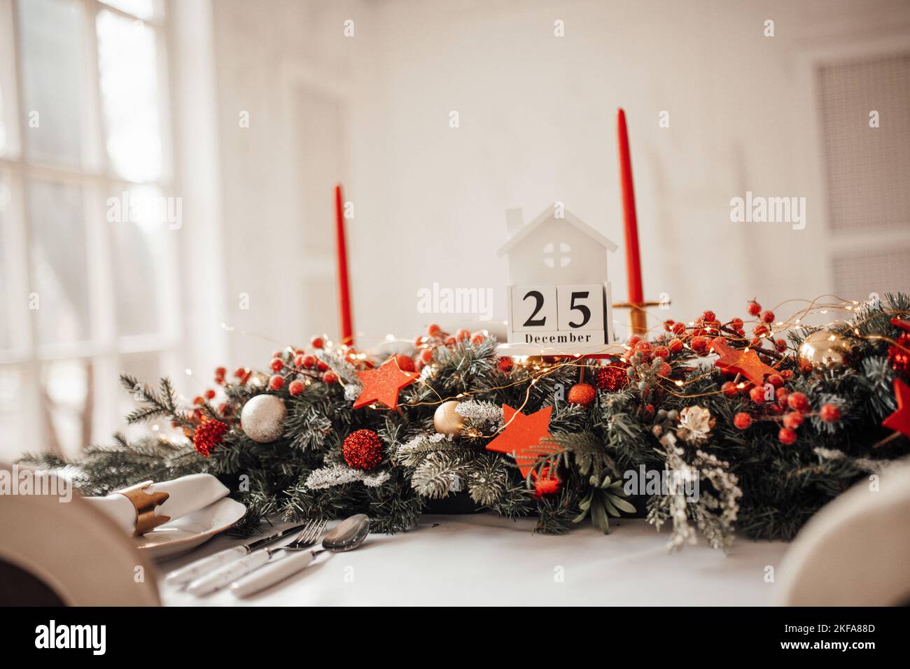 Merry christmas day 25 december eve event fairytale vibes. Sparkling ...