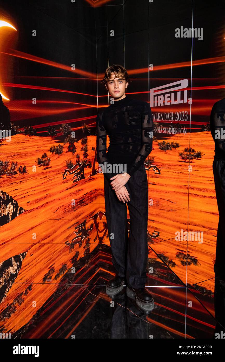 Milan, Italy, 16/11/2022, Ryan Prevedel Pirelli Calendar 2023 ...