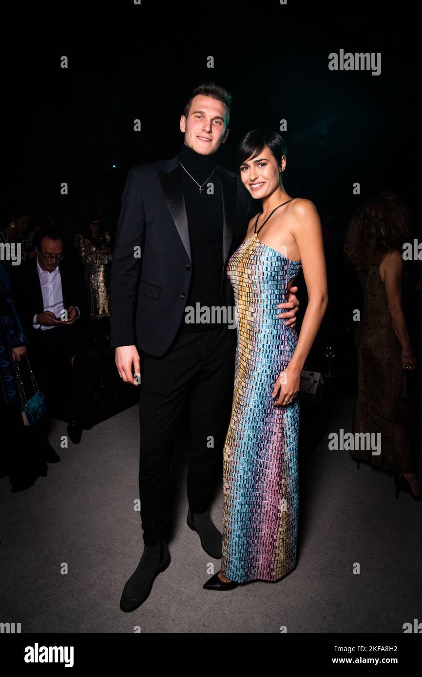 Milan, Italy, 16/11/2022, Gabriele Benetti , Alice Sabatini Pirelli ...