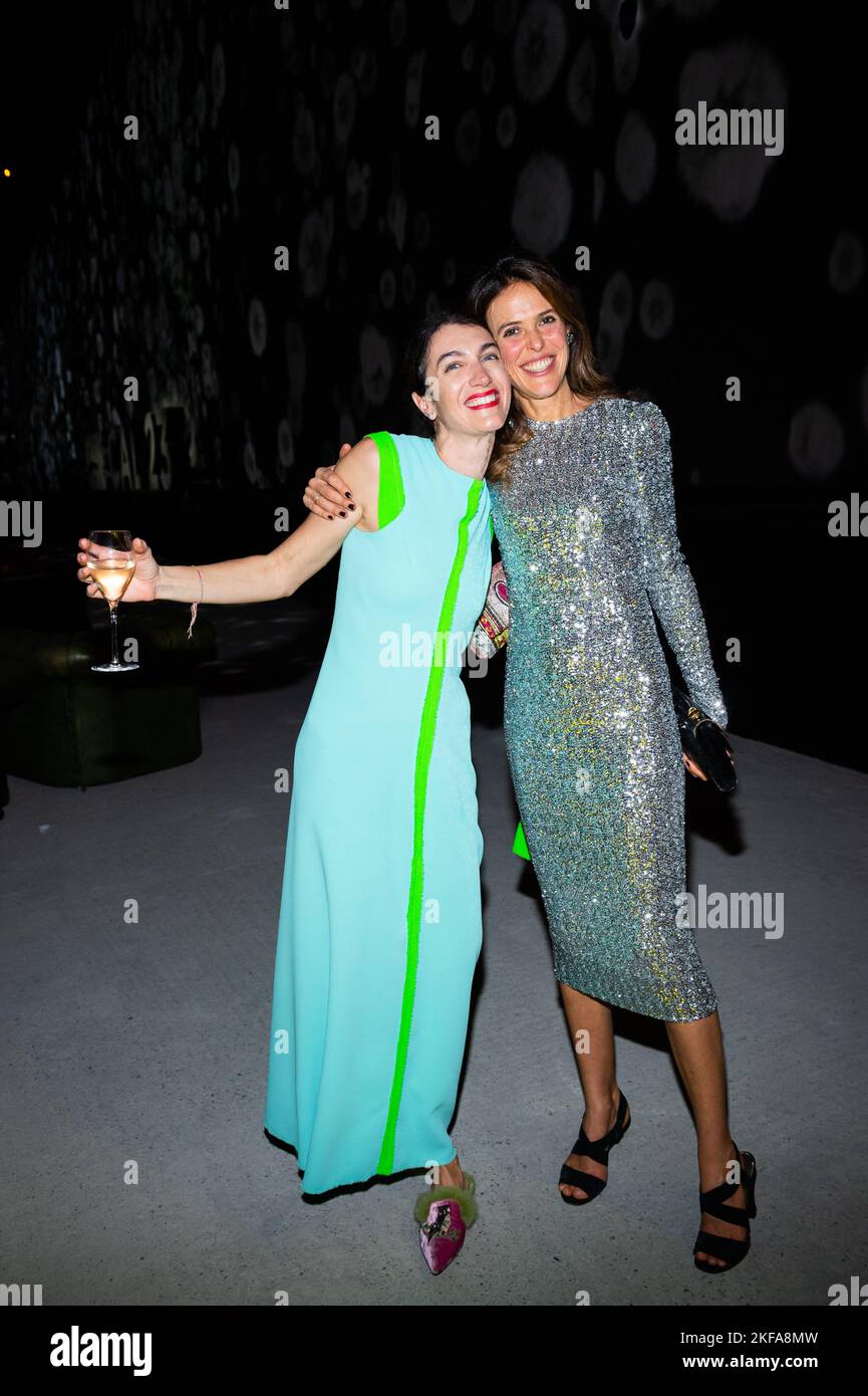 Milan, Italy, 16/11/2022, Marta Ferri , Ilaria Tronchetti Provera ...