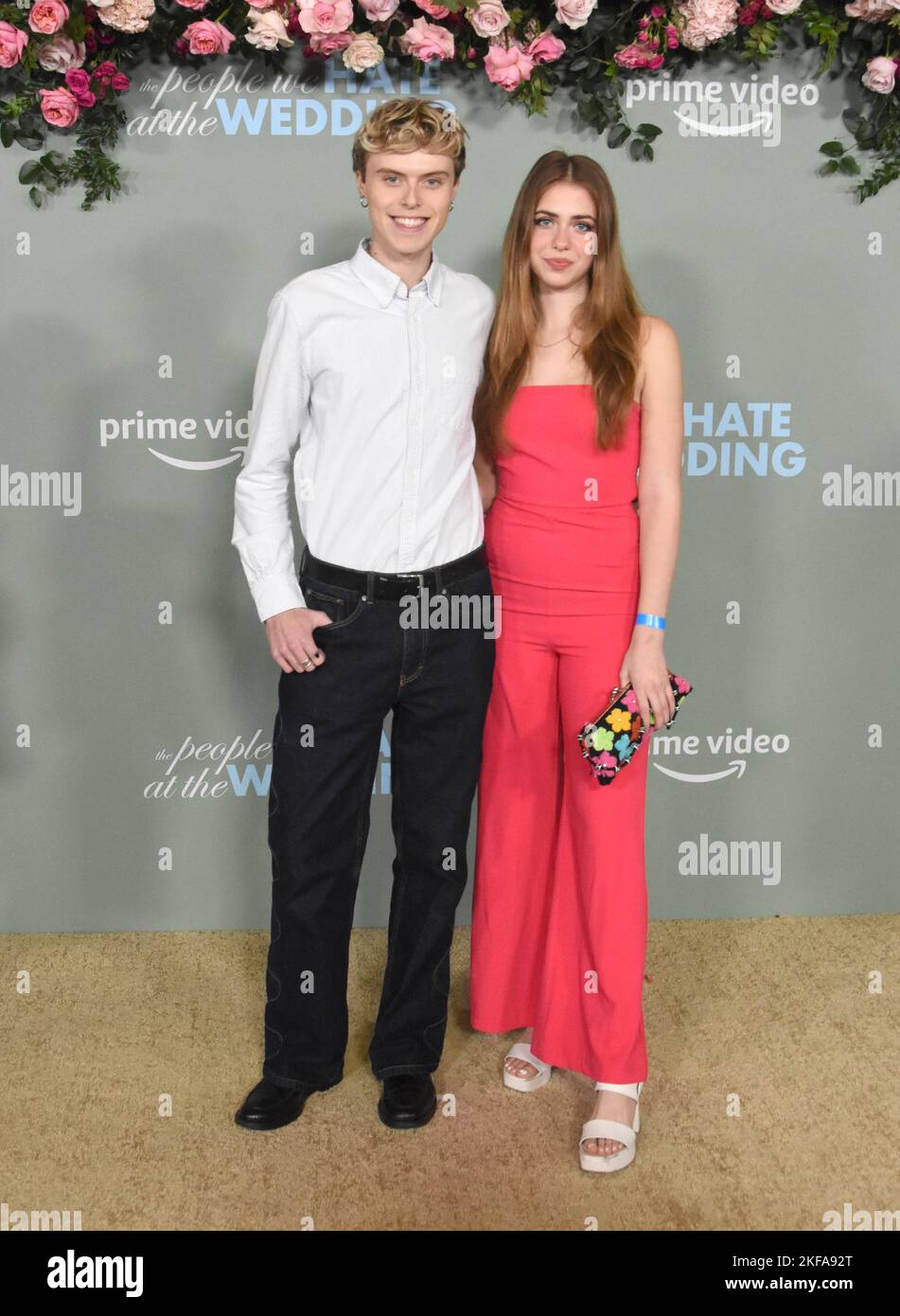 Los Angeles, California, USA 16th November 2022 Noah Miller and ...