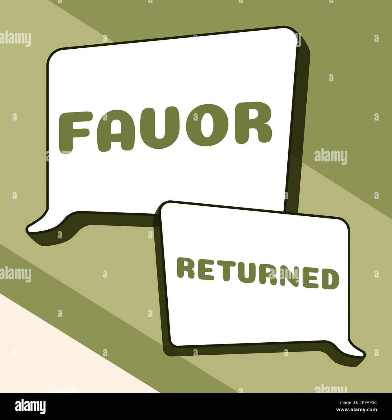 Conceptual display Favor Returned. Business approach Good deed for ...