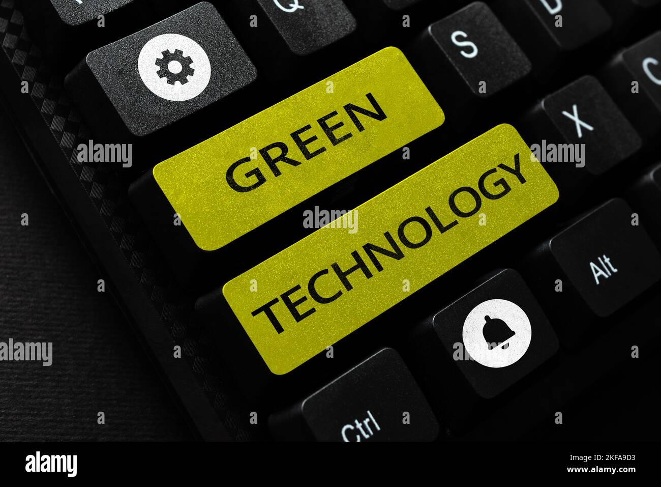 Handwriting text Green Technology. Business showcase reverse the ...