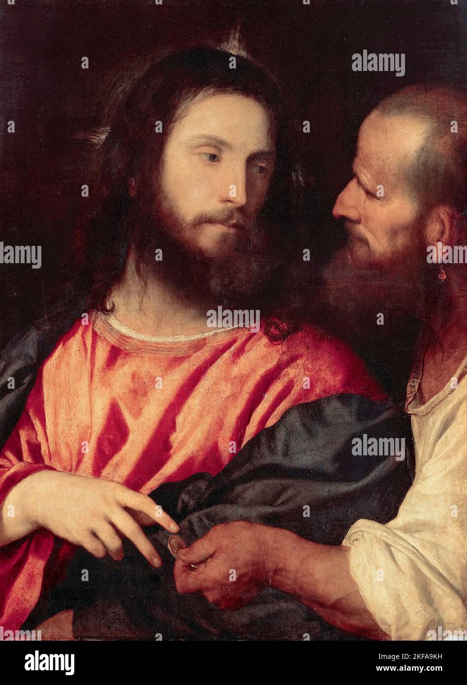 Tiziano vecellio the tribute money hi-res stock photography and images - Alamy