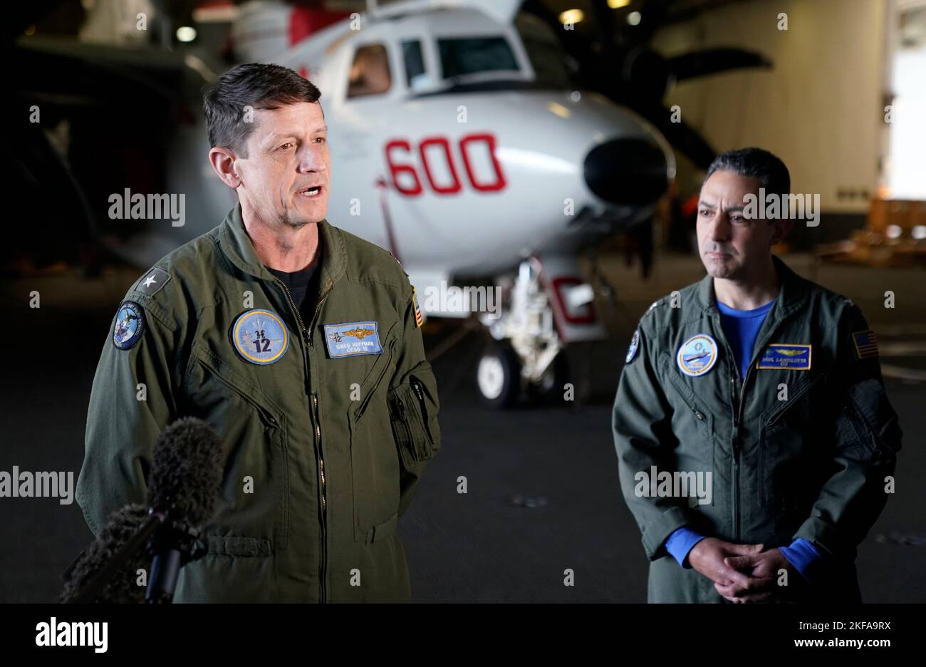 Rear Admiral Gregory Huffman, Commander, Carrier Strike Group Twelve ...
