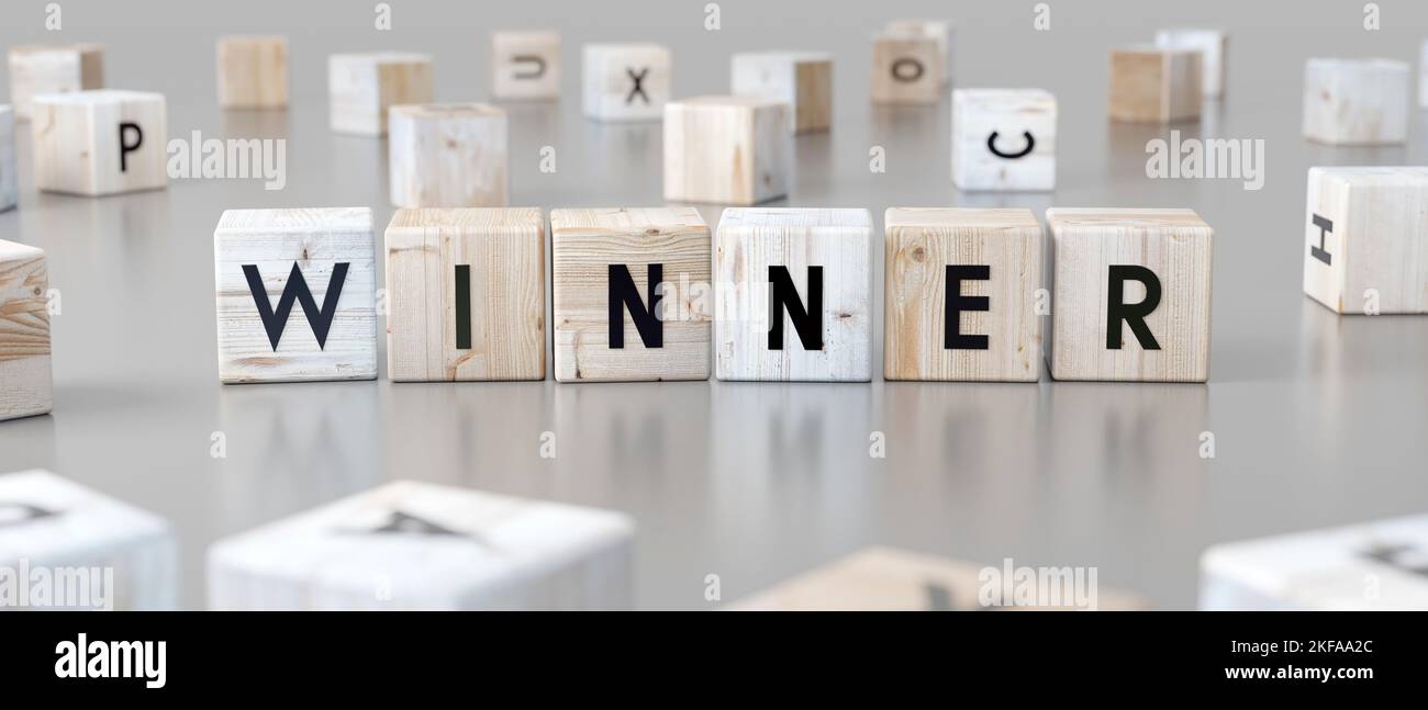 Winner word hi-res stock photography and images - Alamy
