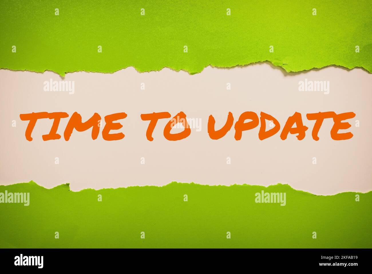 Text caption presenting Time To Update. Business concept System software update for enhancement ...