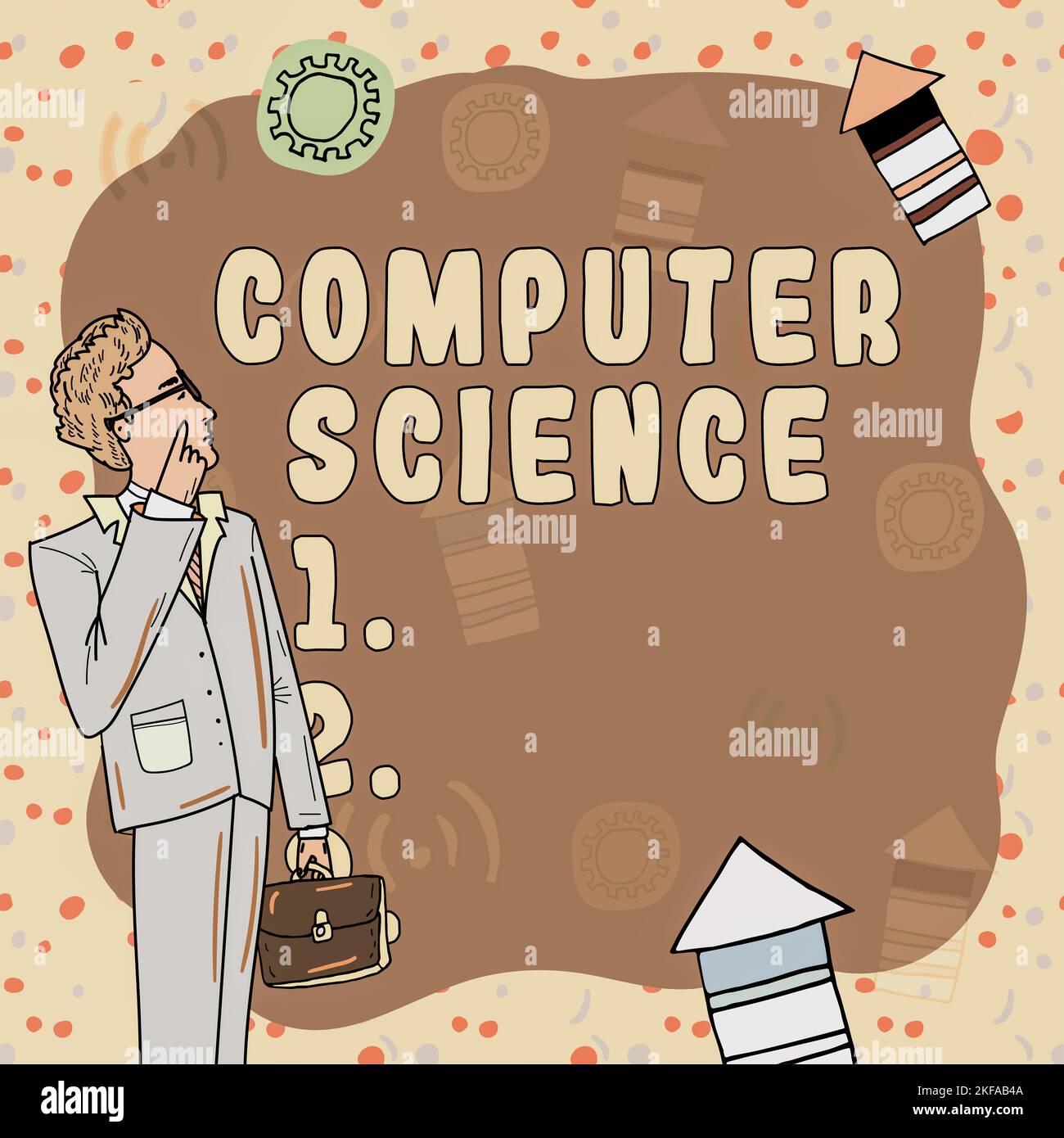 Sign displaying Computer Science. Concept meaning study of both ...