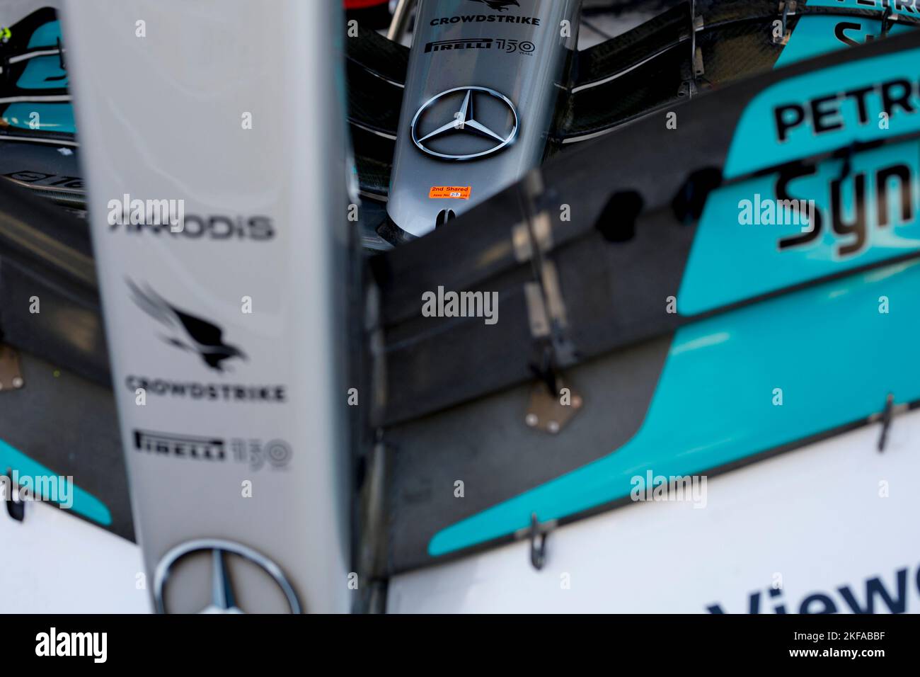 Abu Dhabi, United Arab Emirates. 17th Nov, 2022. Mercedes-AMG F1 W13 E ...
