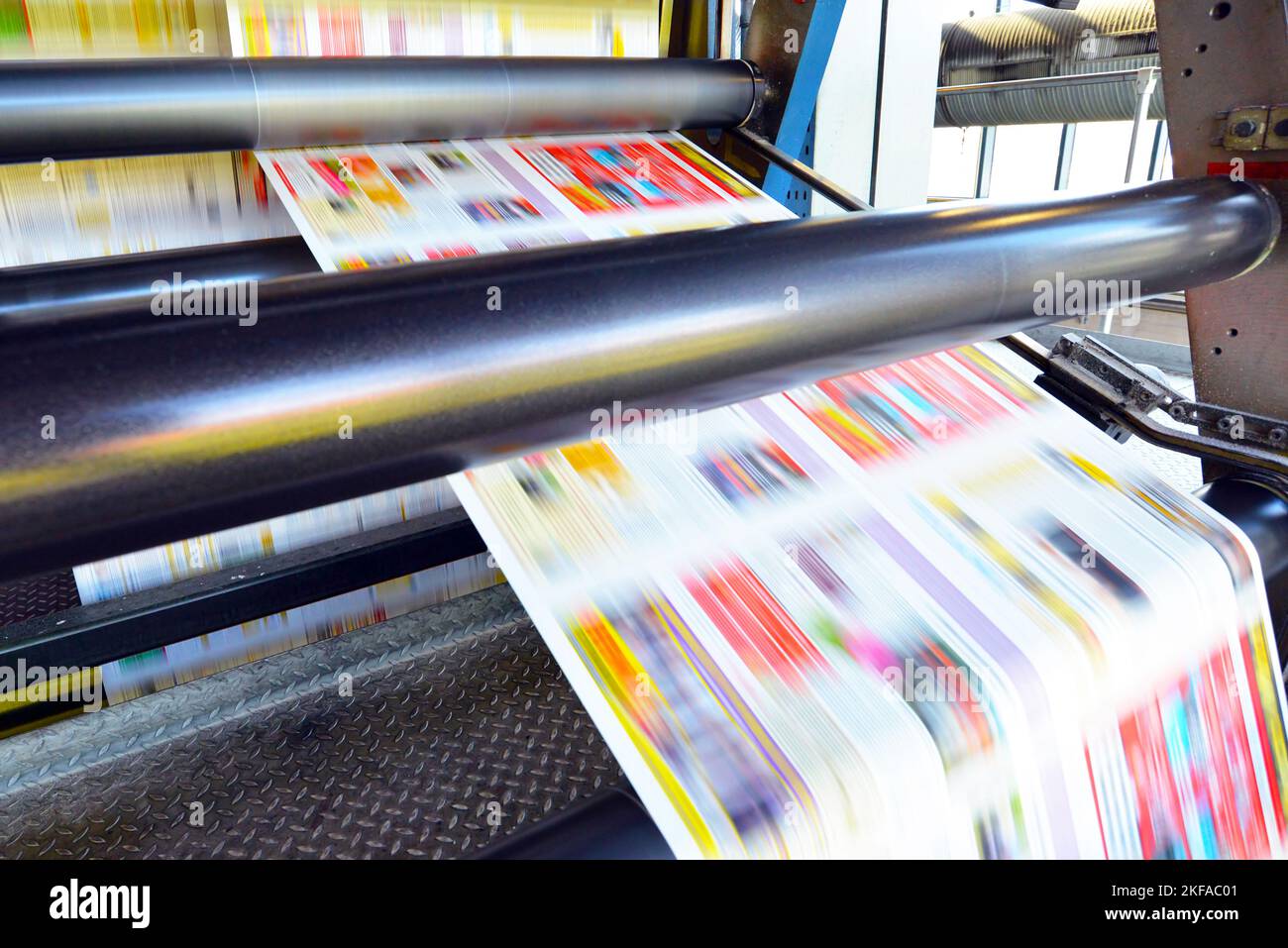 roll offset print machine in a large print shop for production of ... roll offset print machine in a large print shop for production of ...