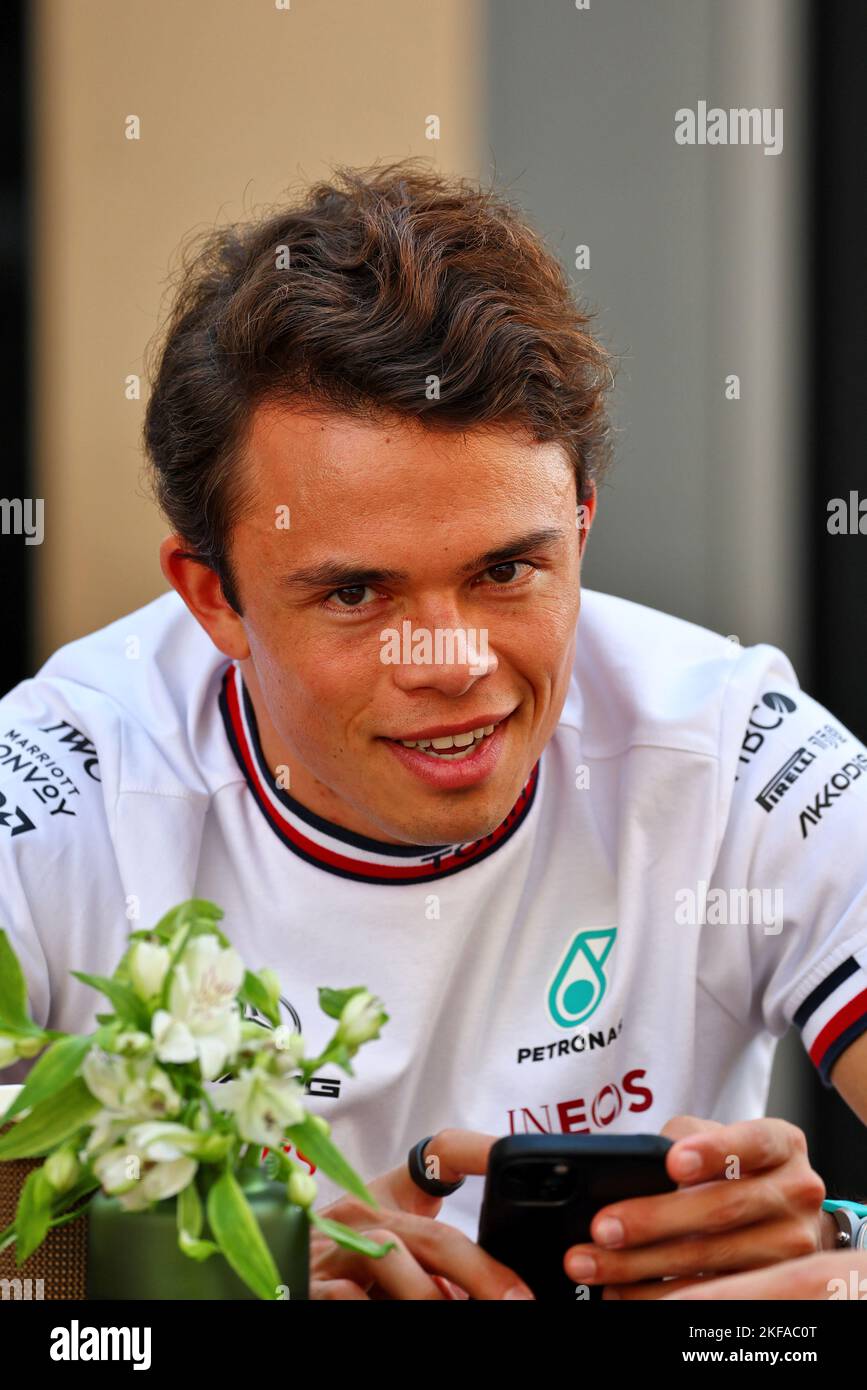 Nyck de Vries (NLD) McLaren Reserve Driver. Abu Dhabi Grand Prix ...