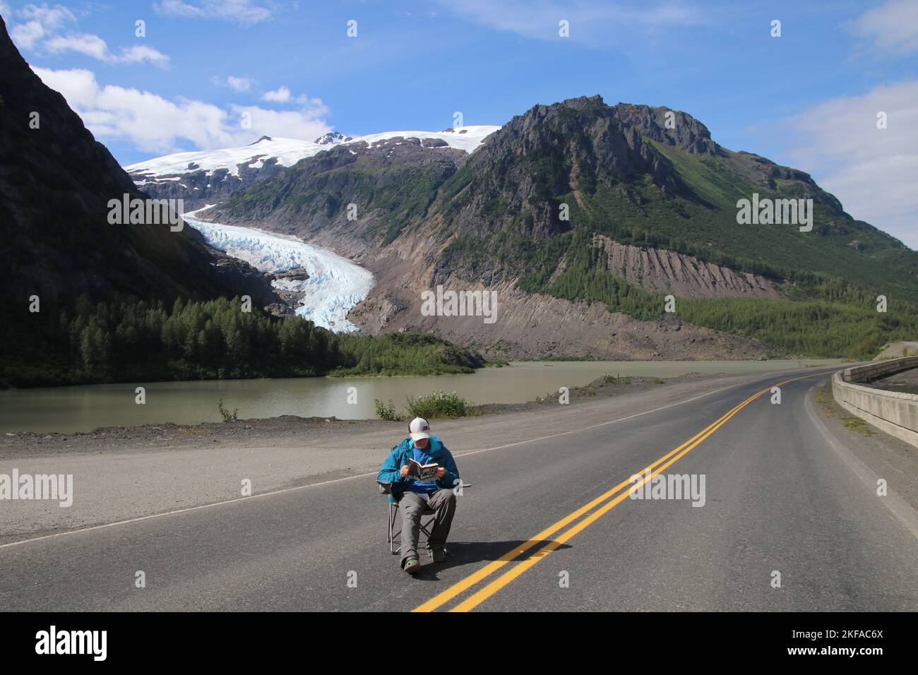 Road Less Traveled, Stewart Cassiar Highway on the way to Hyder Alaska ...