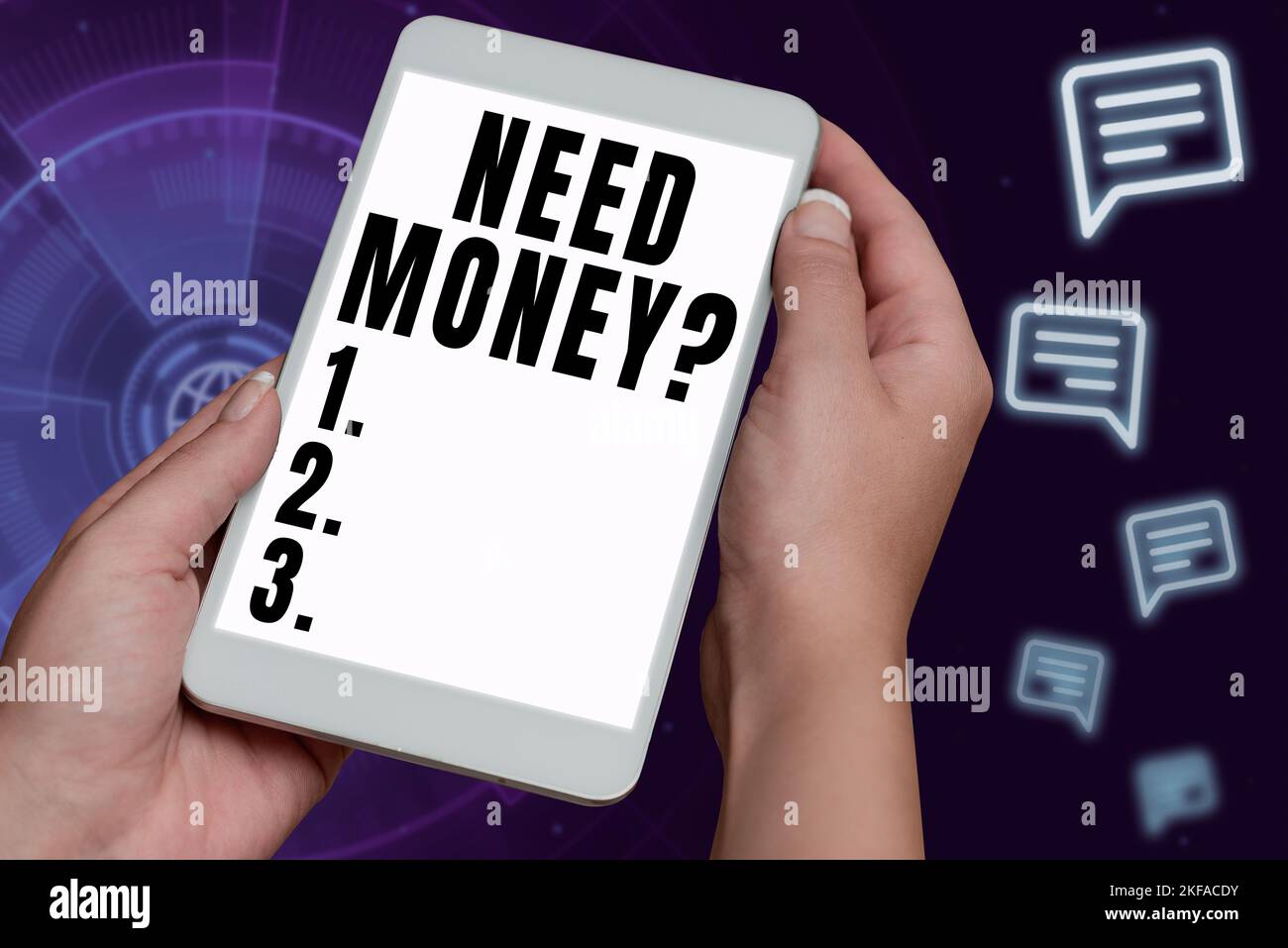 Conceptual display Need Money Question. Concept meaning Need to save ...