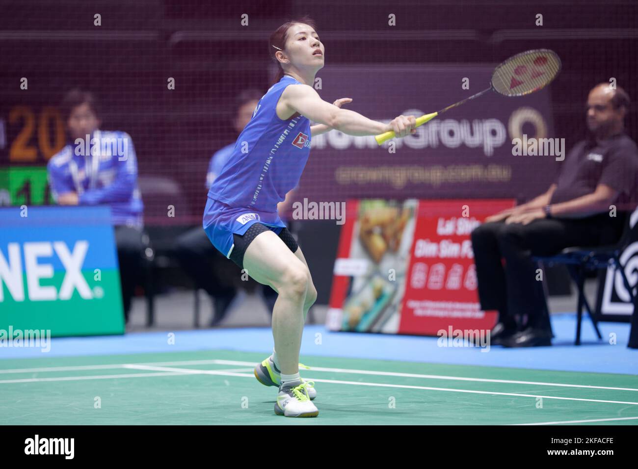 SYDNEY, AUSTRALIA - NOVEMBER 16: Chiharu Shida of Japan in action ...