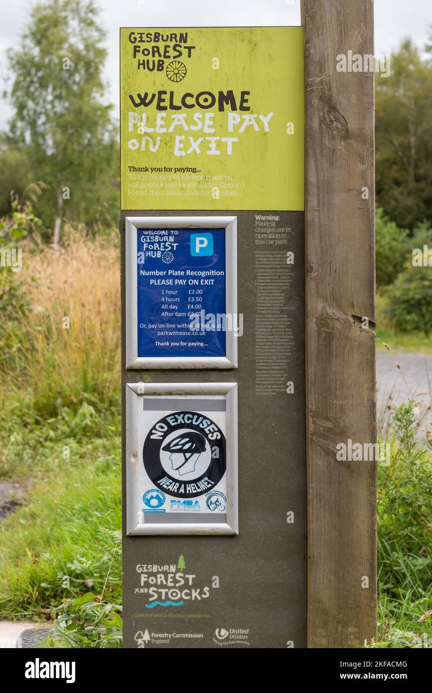 Gisburn forest information hi-res stock photography and images - Alamy