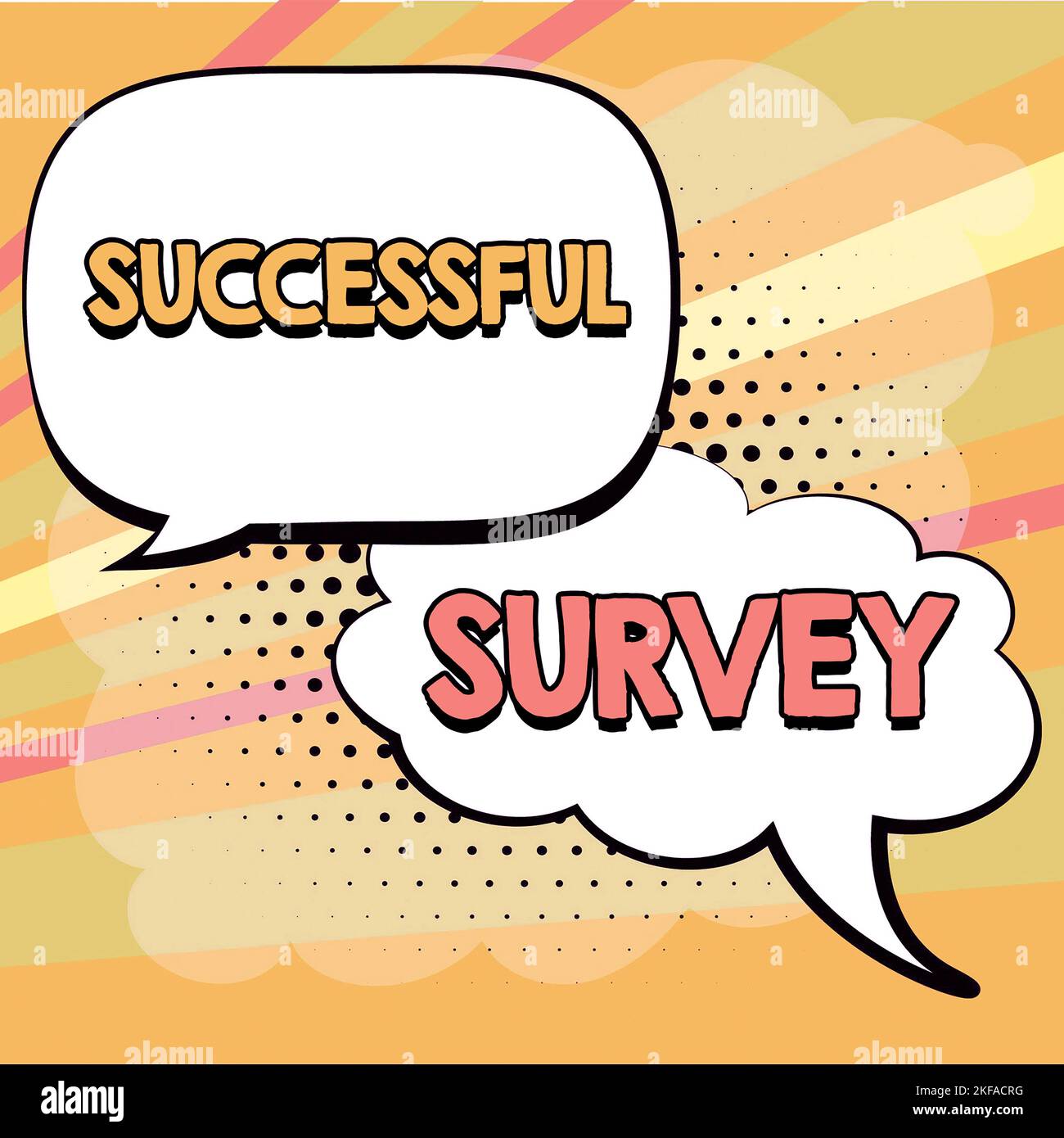 Handwriting text Successful Survey. Concept meaning generate high ...