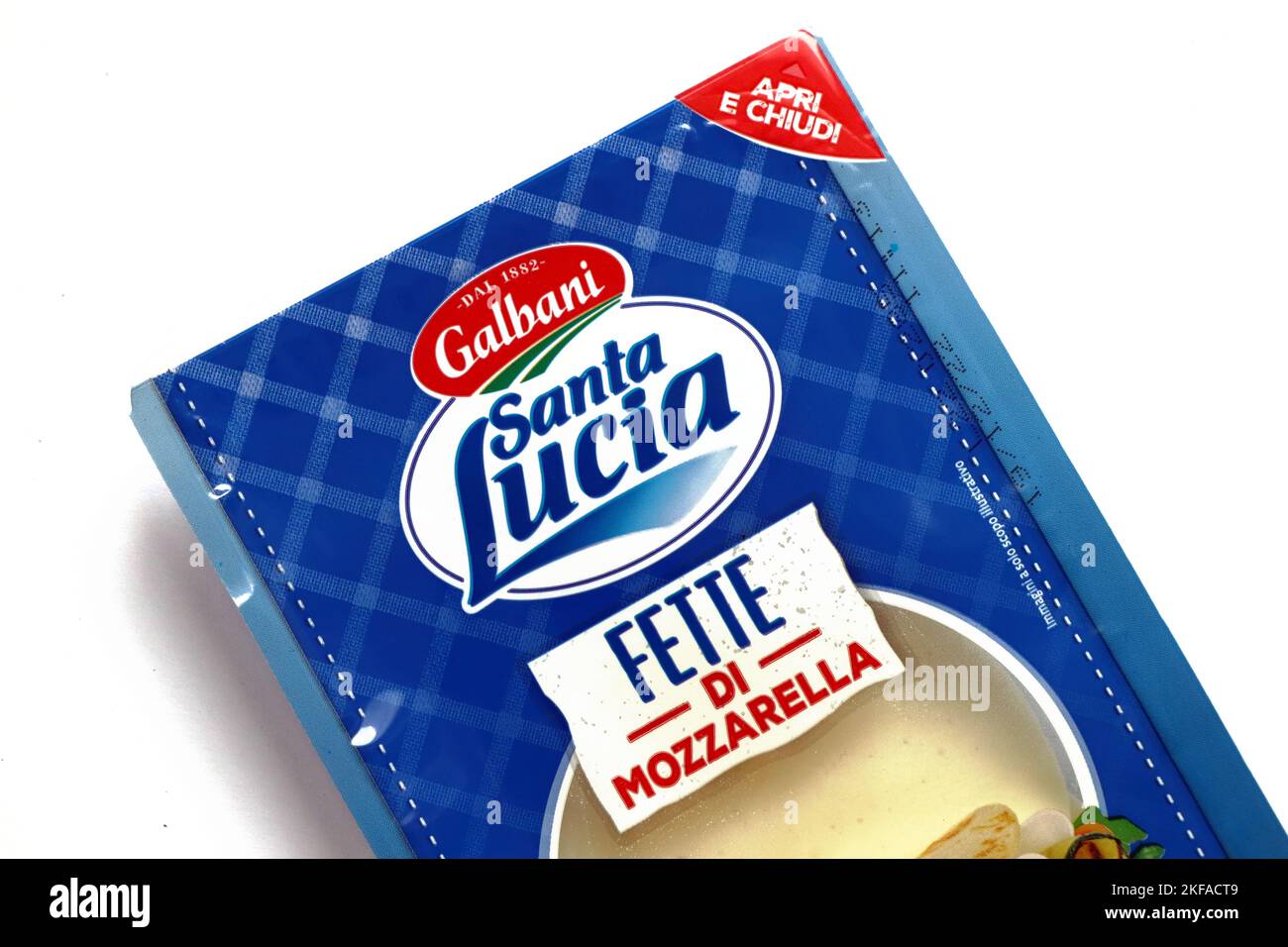 Santa Lucia GALBANI Italian pre-sliced Mozzarella cheese in pre-packed ...