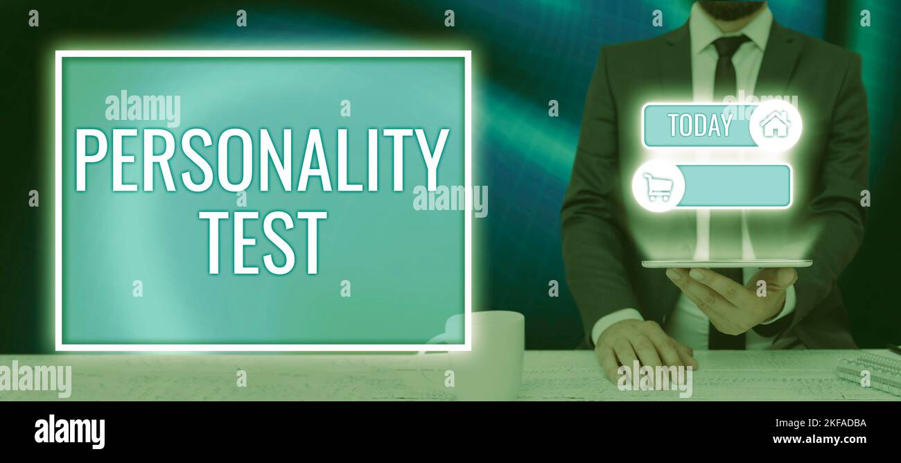 Handwriting text Personality Test. Business overview A method of ...