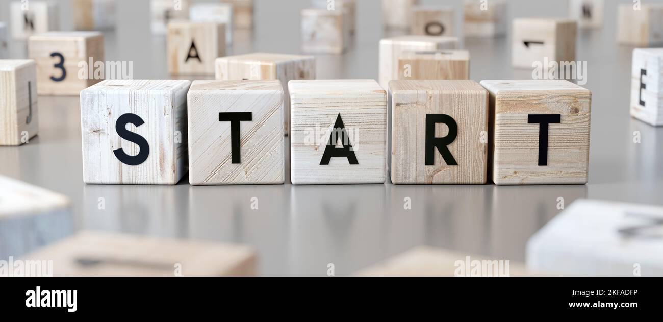 Start blocks illustration hi-res stock photography and images - Alamy