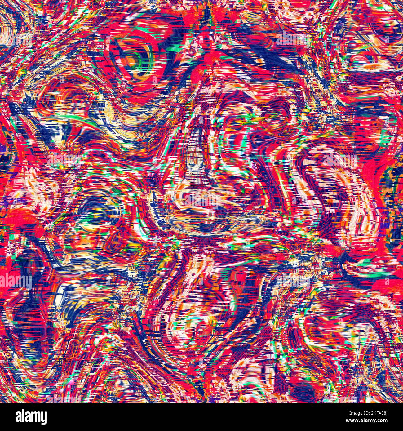 Vibrant pink distortion pattern. Bright colorful kitsch wallpaper for ...