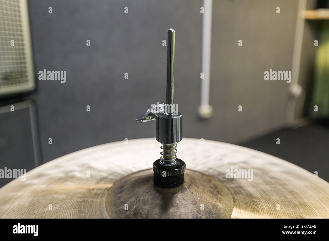 Photograph of a drum kit and its details Stock Photo - Alamy