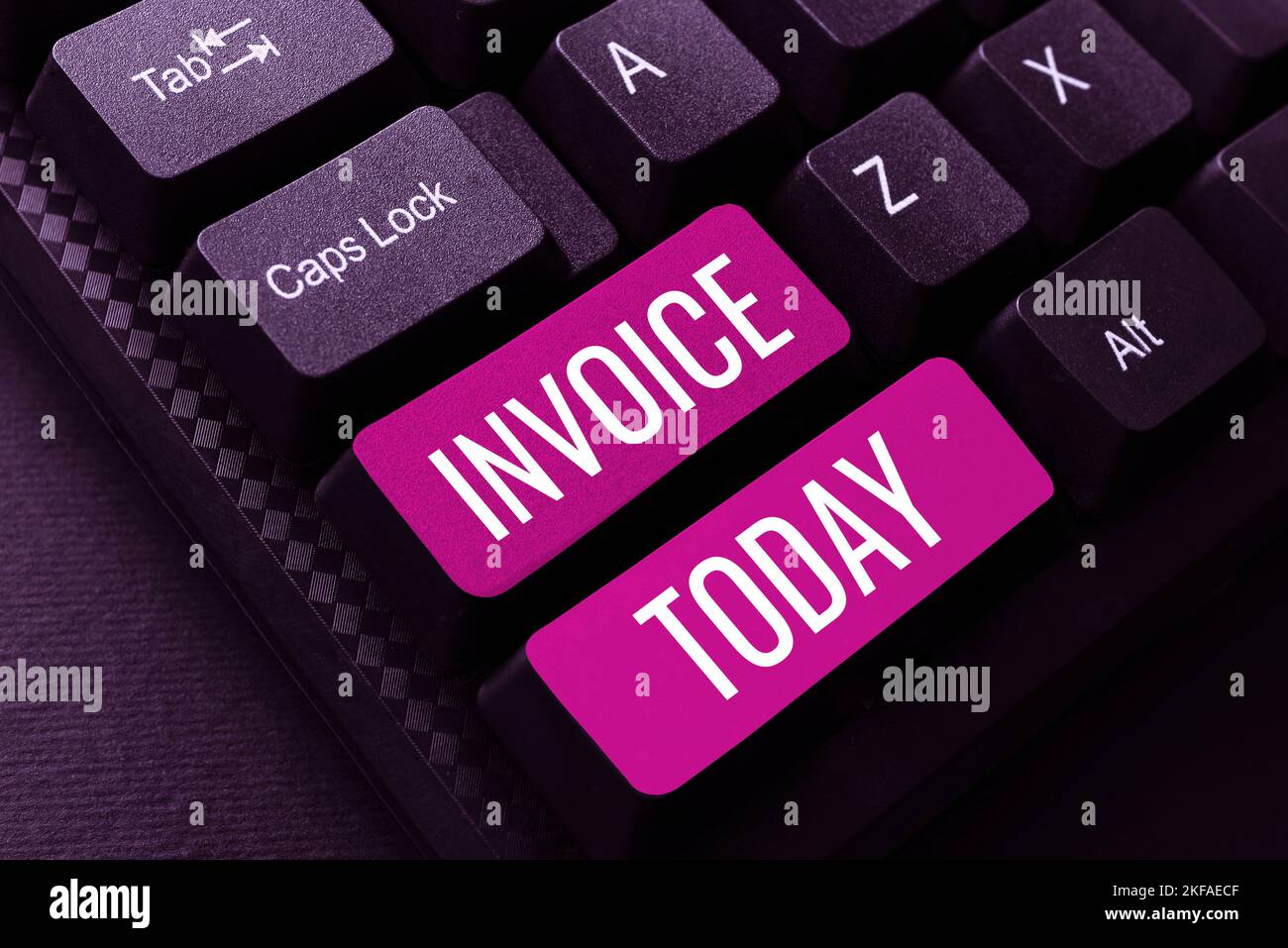 Text showing inspiration Invoice. Word for commercial document that ...