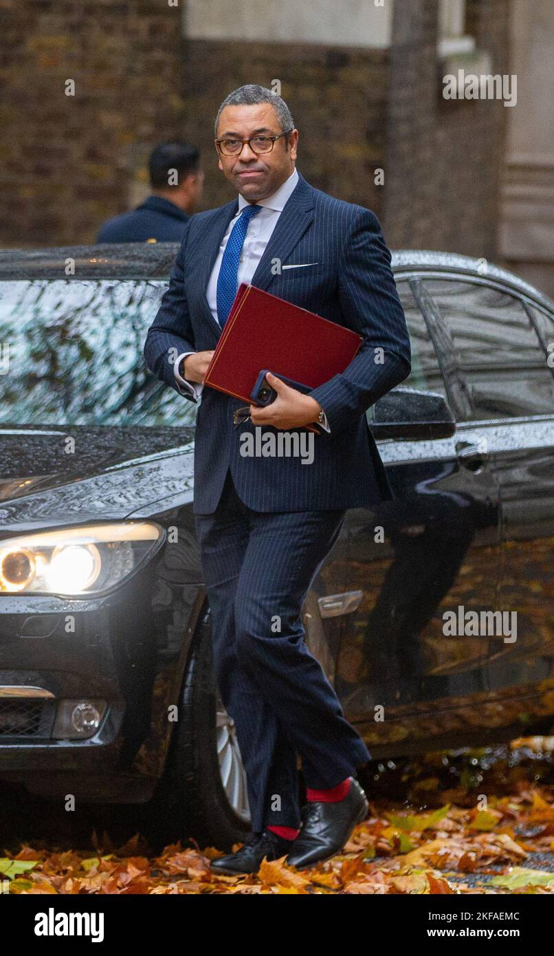 London, England, UK. 17th Nov, 2022. Foreign Secretary JAMES CLEVERLY ...