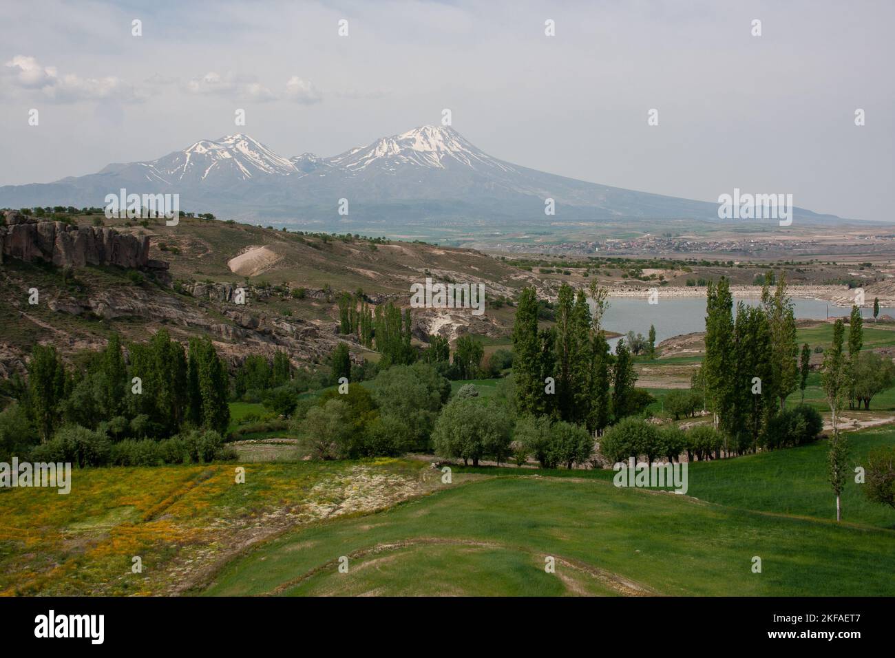A village in the Ancient region of Central Anatolia Region, Turkey ...