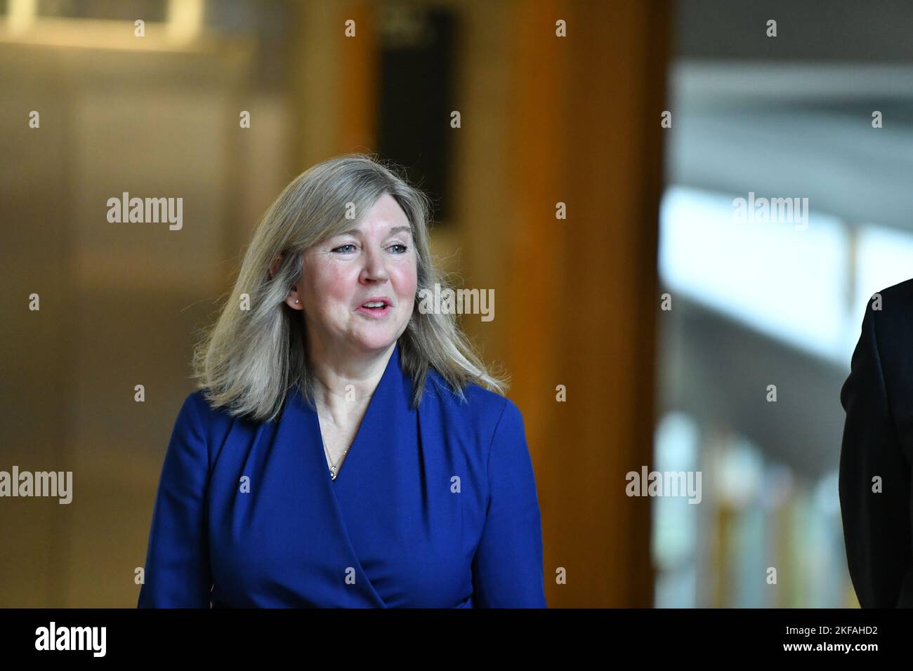 Edinburgh, Scotland, UK. 17th Nov, 2022. PICTURED: Alison Johnstone MSP ...