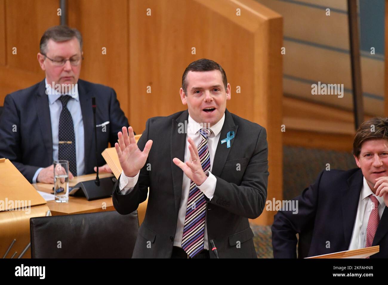 Edinburgh, Scotland, UK. 17th Nov, 2022. PICTURED: Douglas Ross MP MSP ...