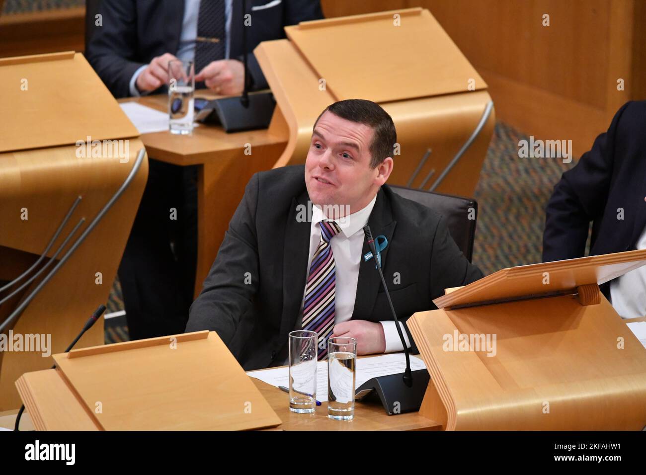 Edinburgh, Scotland, UK. 17th Nov, 2022. PICTURED: Douglas Ross MP MSP ...