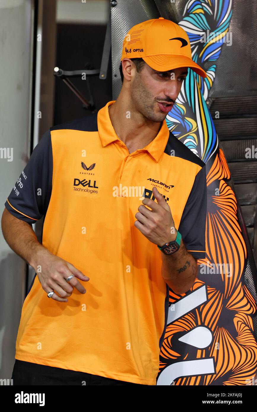 Daniel Ricciardo (AUS) McLaren. 17.11.2022. Formula 1 World ...