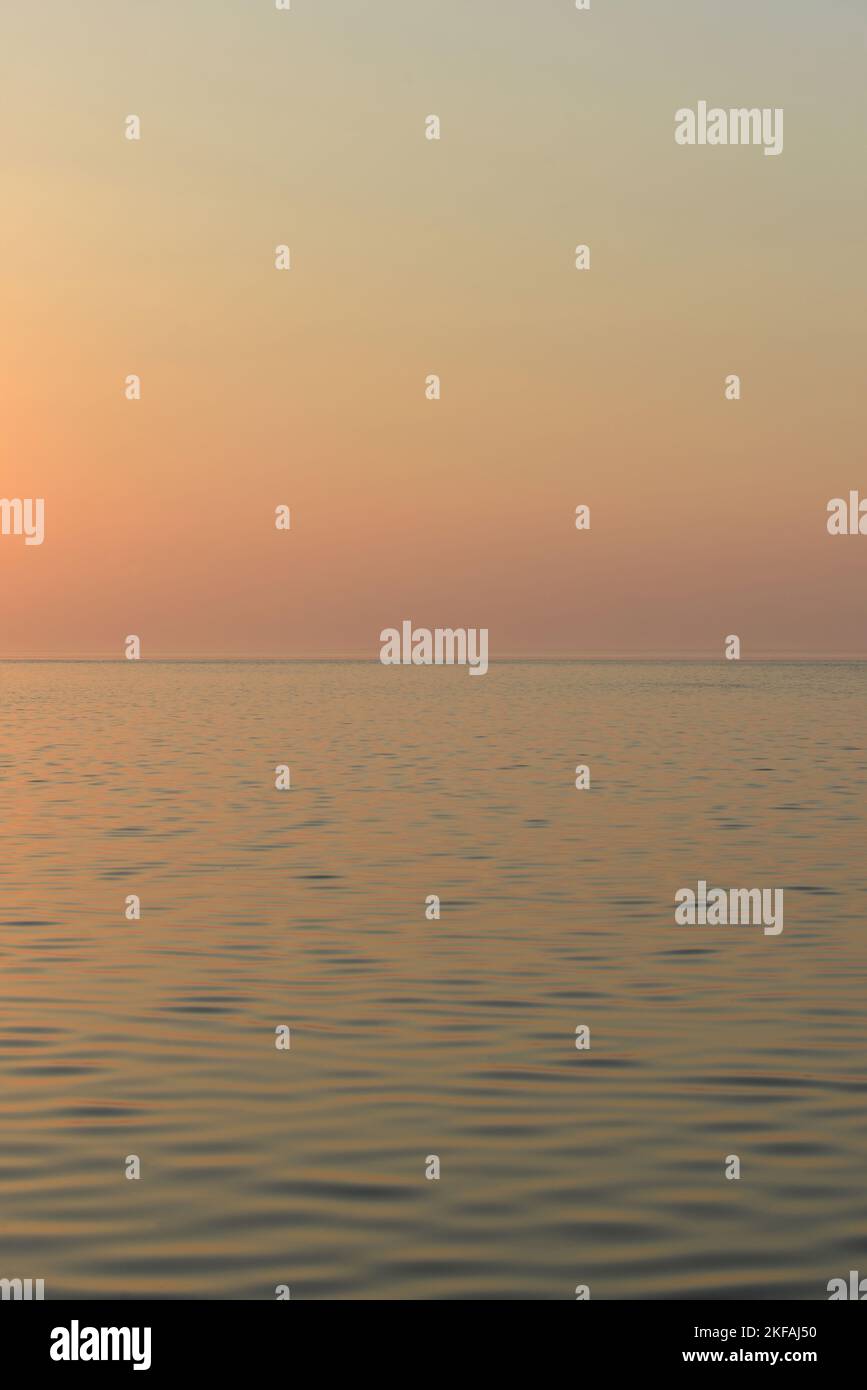 Beautiful calm sea sunset hi-res stock photography and images - Alamy