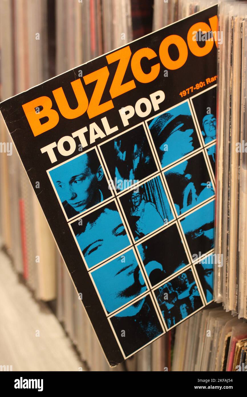 The Buzzcocks Album Total Pop on vinyl format Stock Photo - Alamy