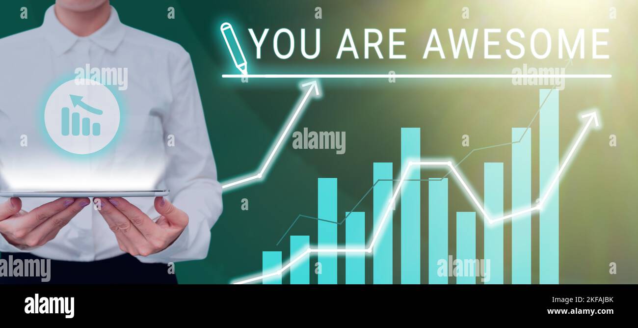 Conceptual caption You Are Awesome. Concept meaning Motivation ...