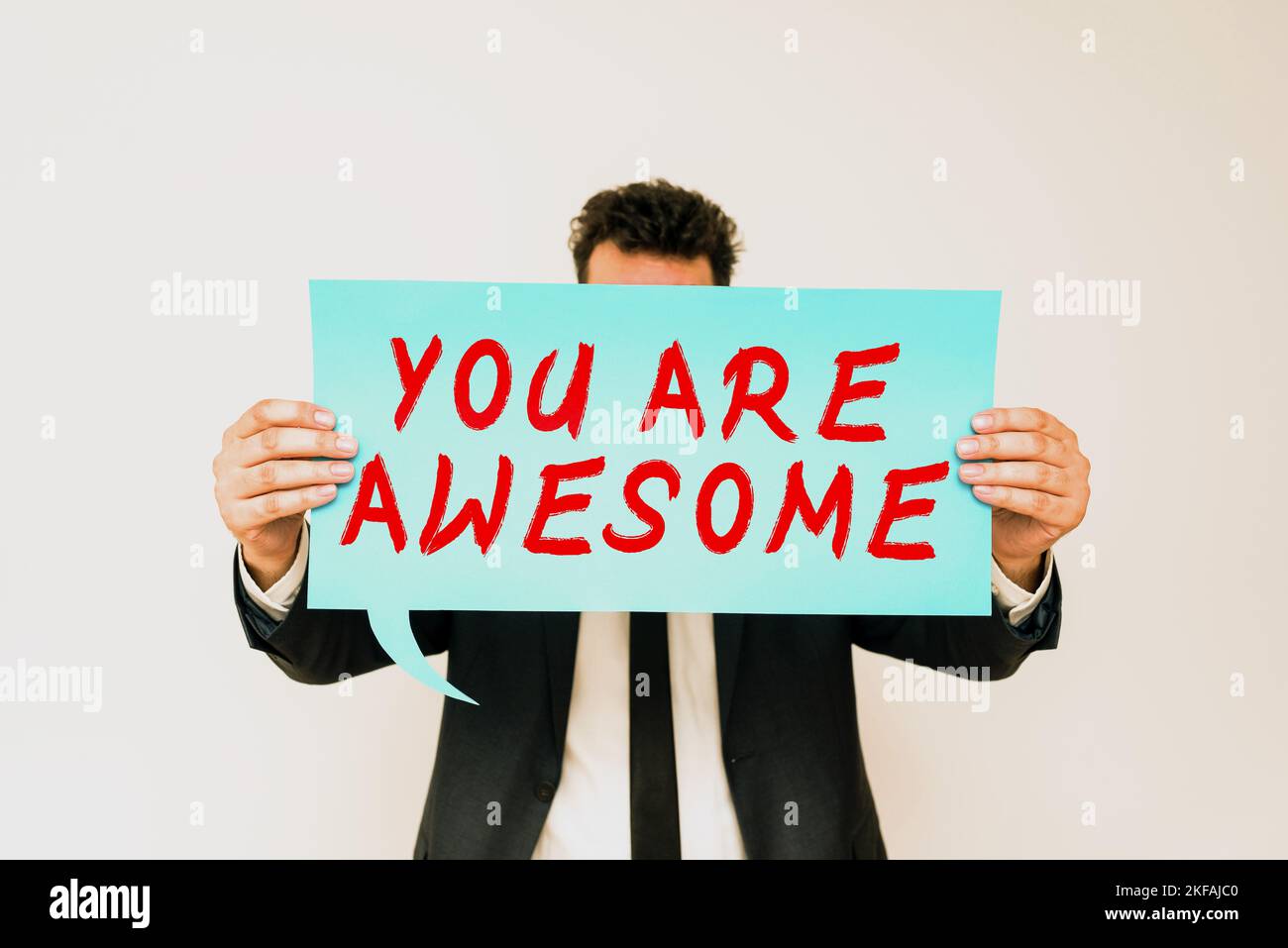 Handwriting text You Are Awesome. Word Written on Motivation ...