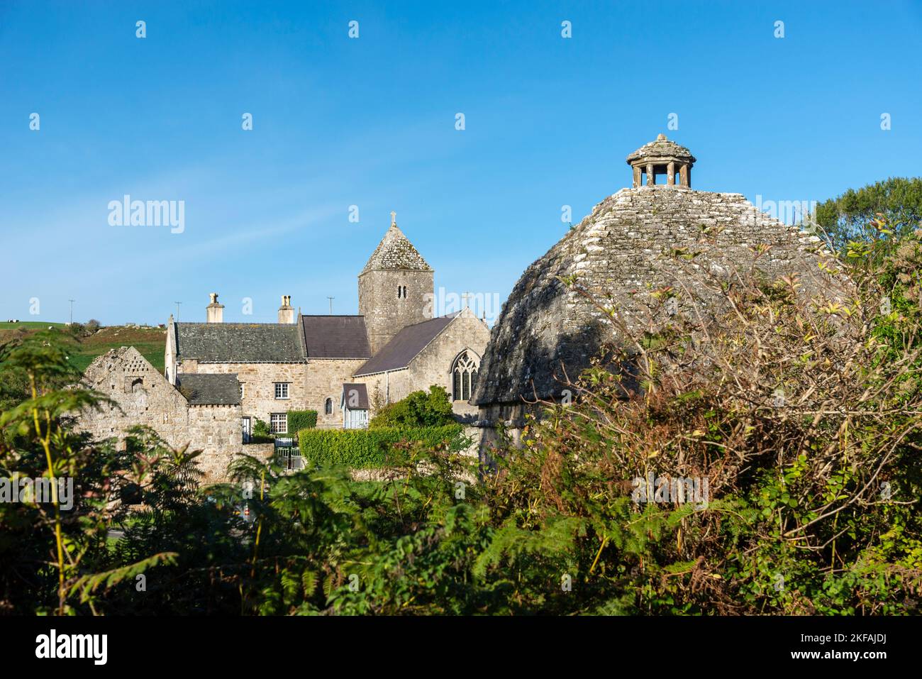Penmon Priory and Dovecot, historic site on the south coast of Anglesey ...
