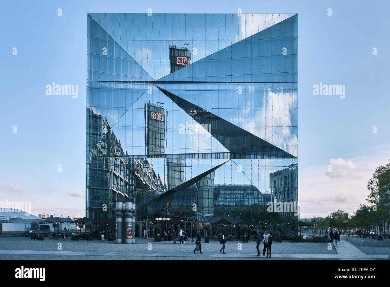 Berlin, Germany - Sept 2022: View of the modern and architectural Cube ...
