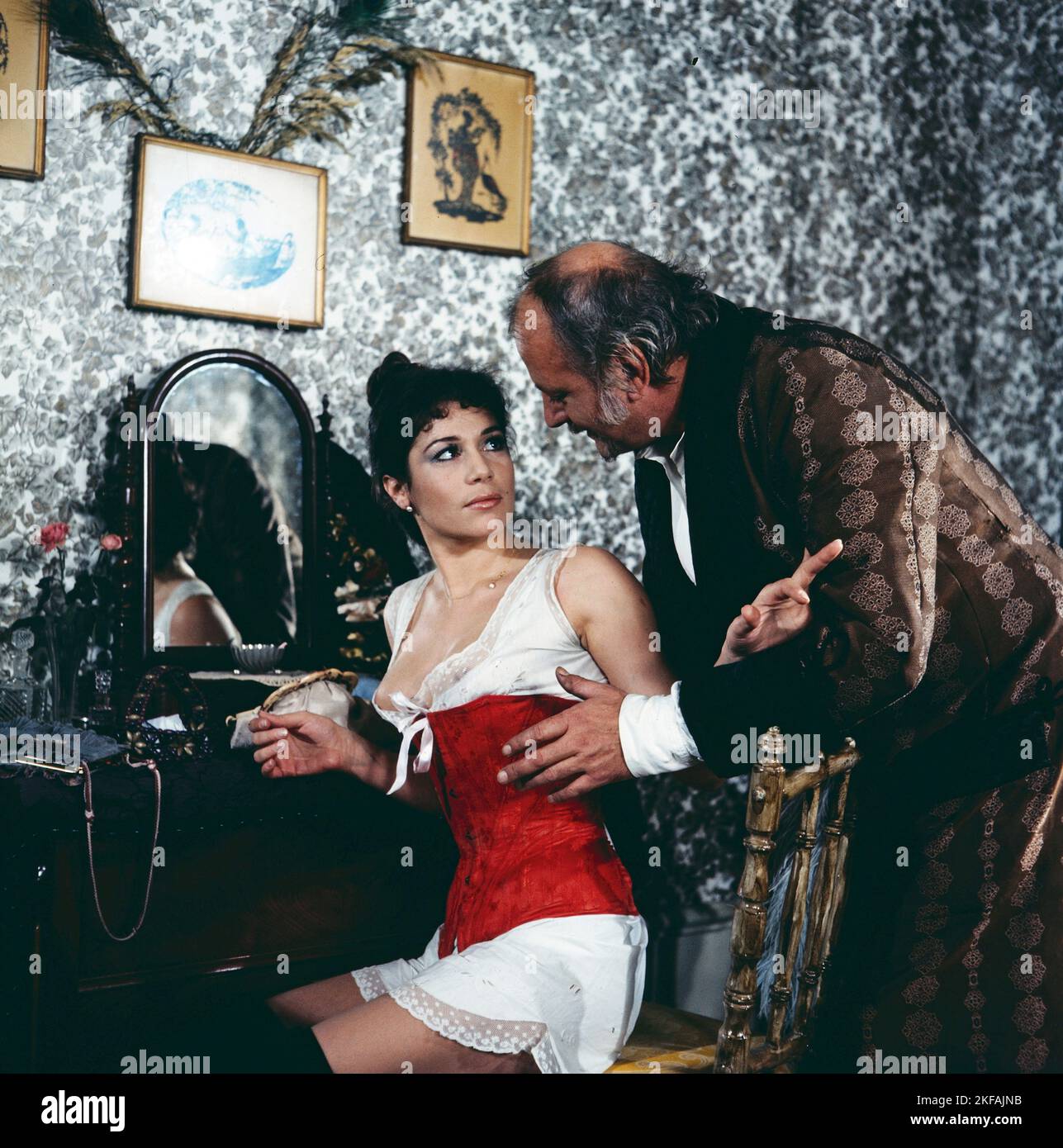 Ein Fall für Goron, ZDF Kriminalfilm, Deutschland, 1973, Szene: Nicht Liebe, sondern Gier nach ...