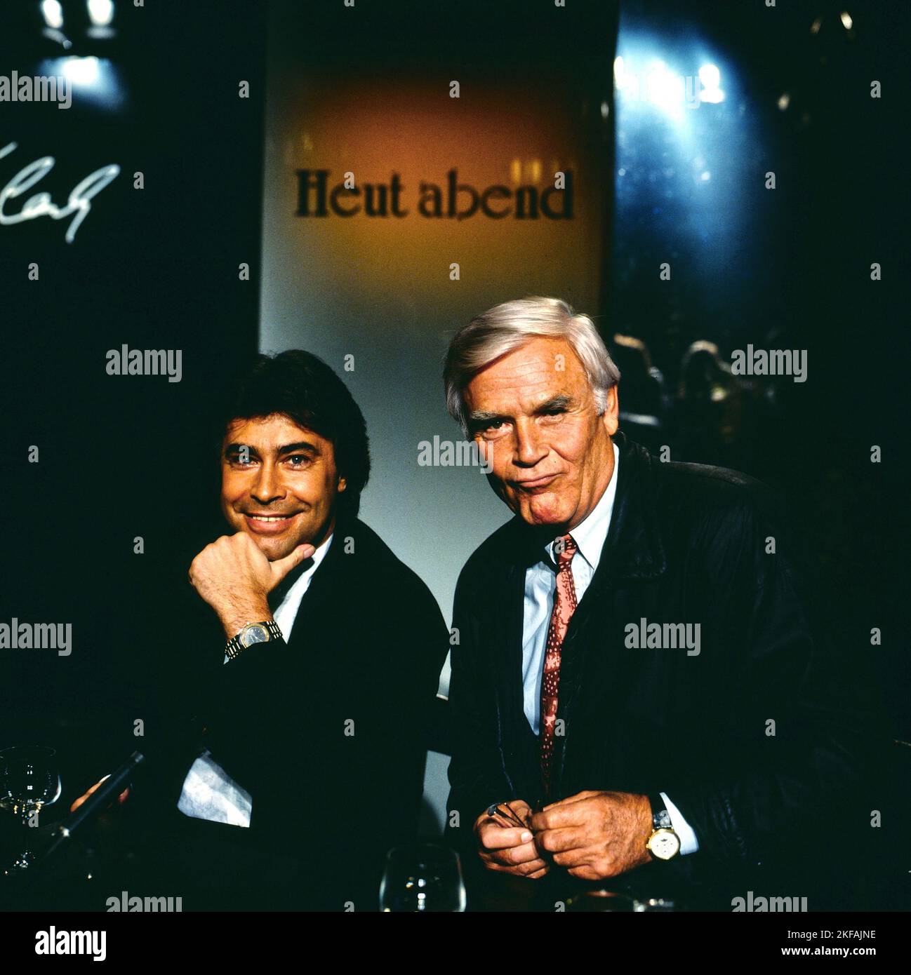 Heut Abend, ARD Talkshow, Deutschland, 1988, Talkgast: Roy Black ...