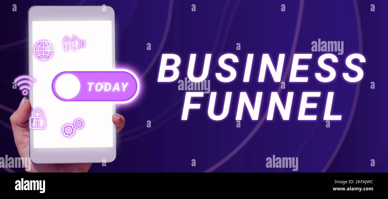 Sales funnel stages hi-res stock photography and images - Alamy