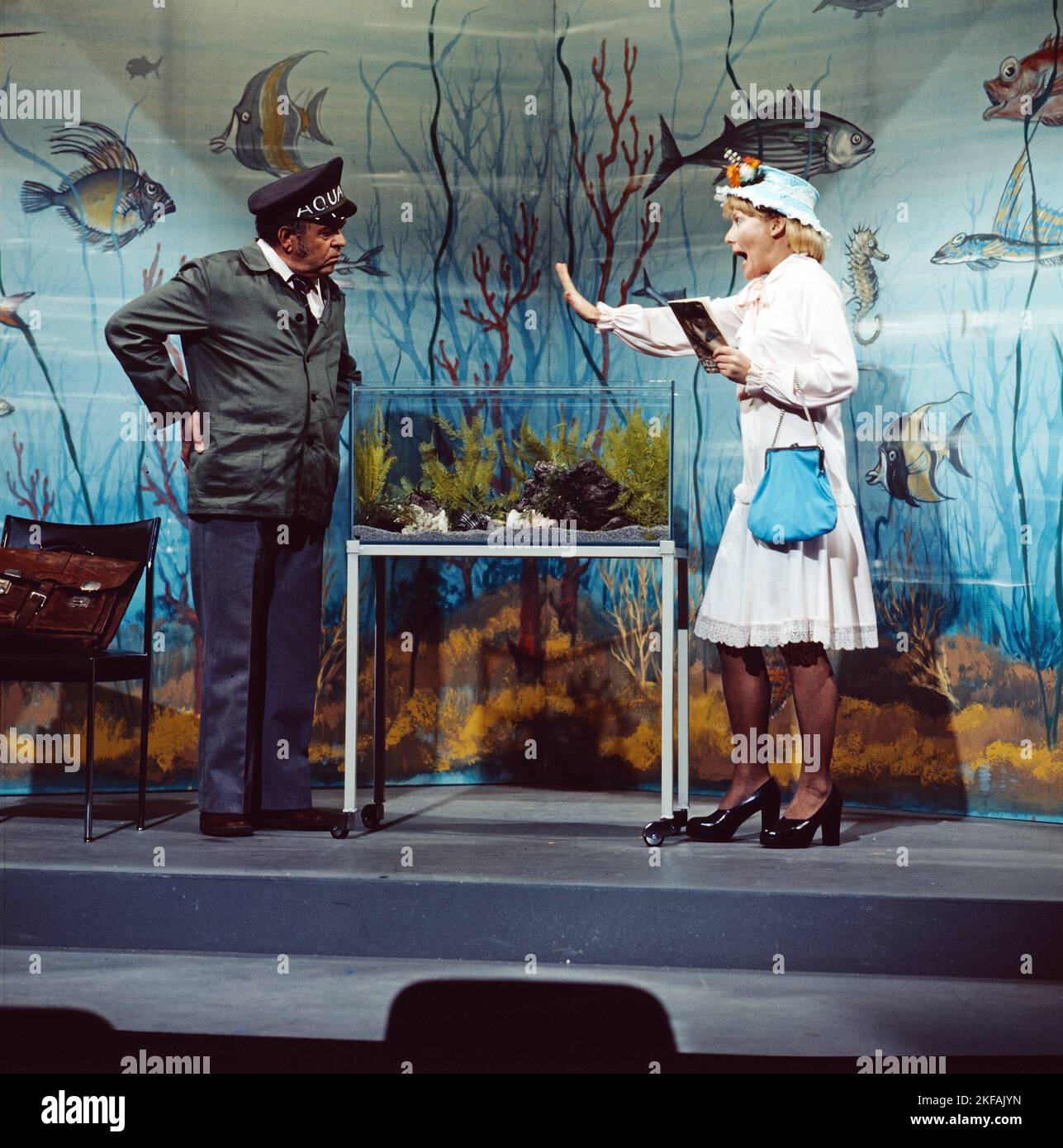 Nonstop Nonsens, TV Comedy Serie, Deutschland, 1975, Sketch mit Gerhard ...