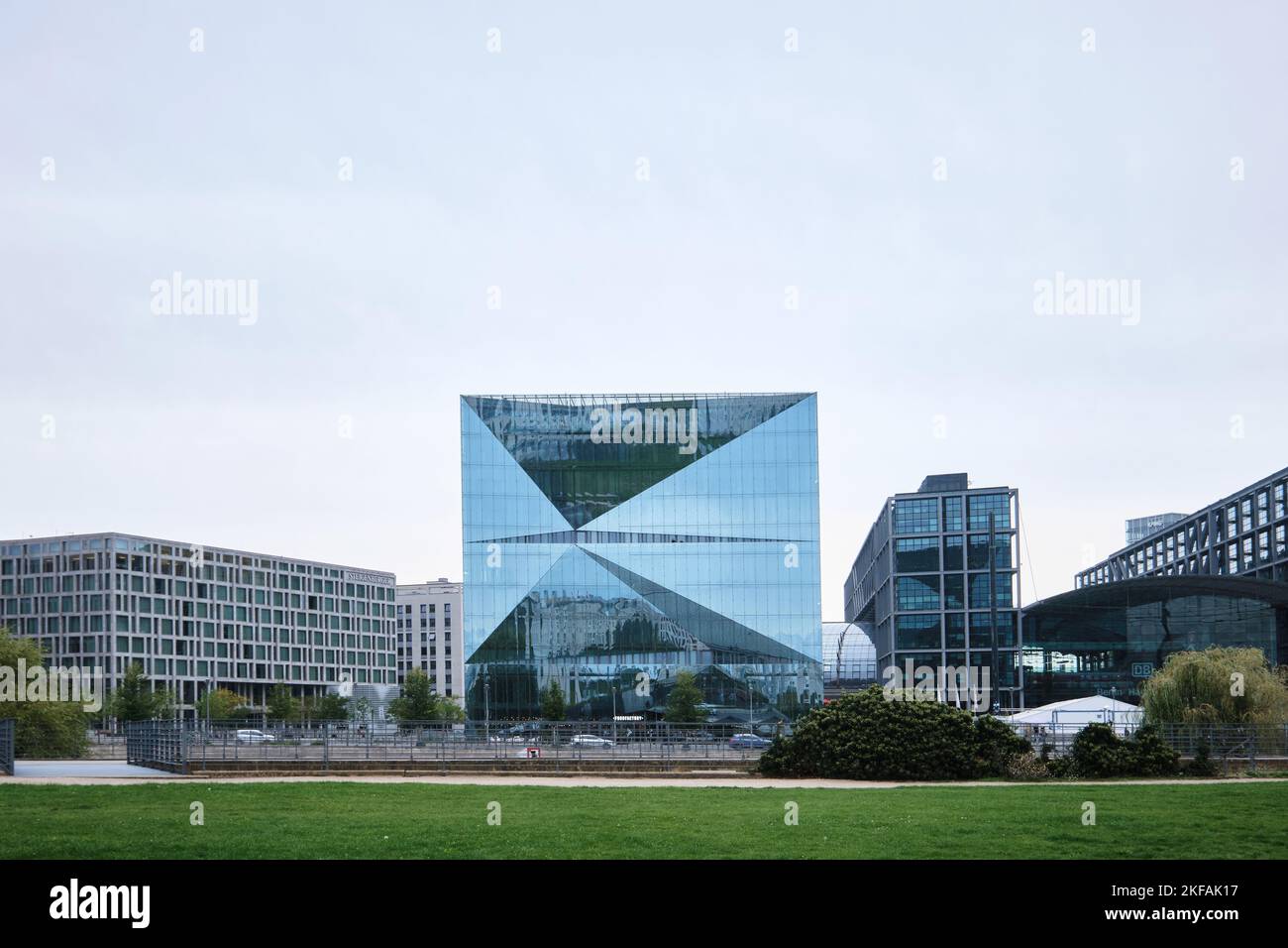 Berlin, Germany - Sept 2022: View of the modern and architectural Cube ...